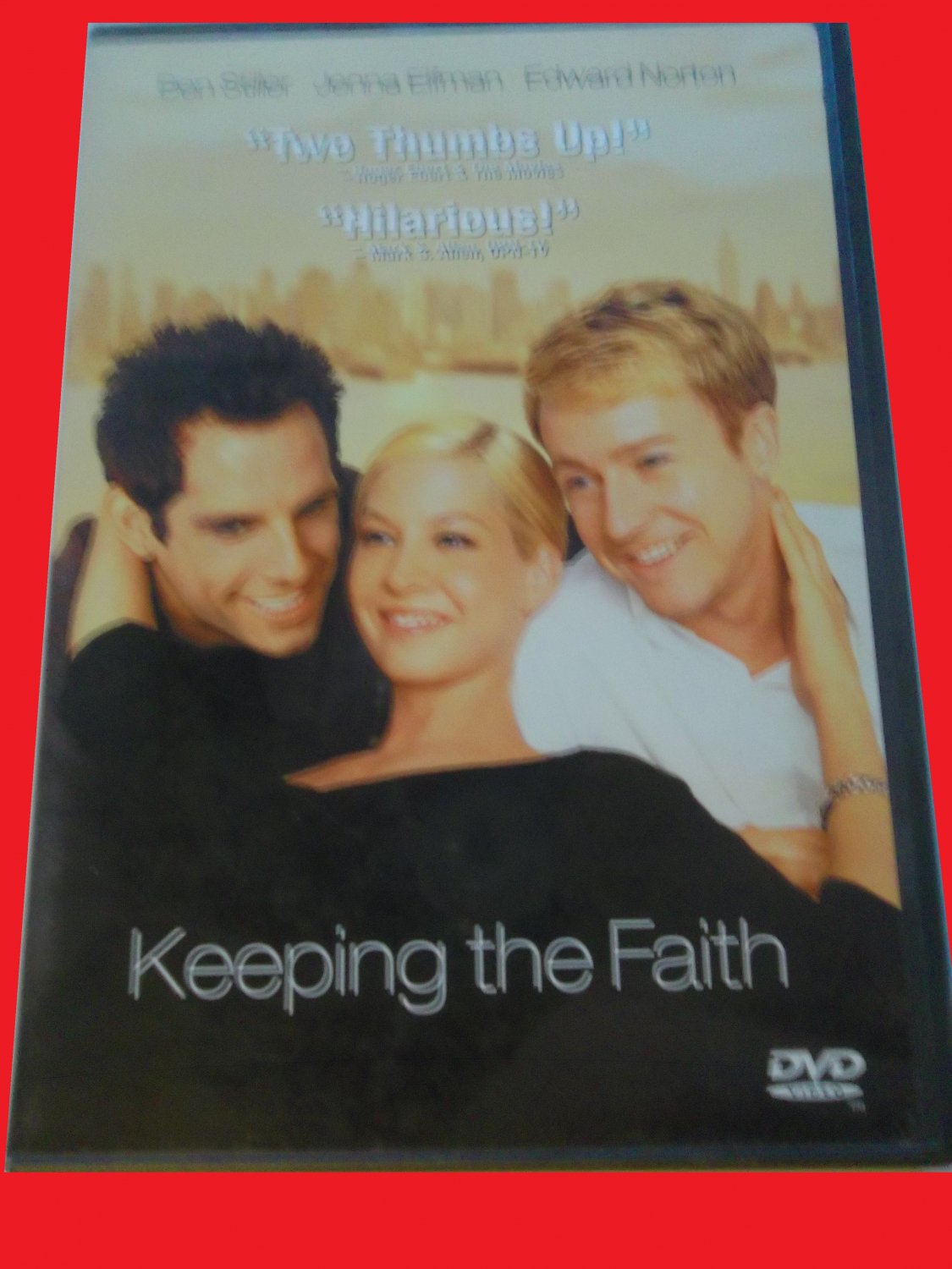 KEEPING THE FAITH (FREE DVD) BEN STILLER (ROMANTIC COMEDY/CHICK FLICK ...
