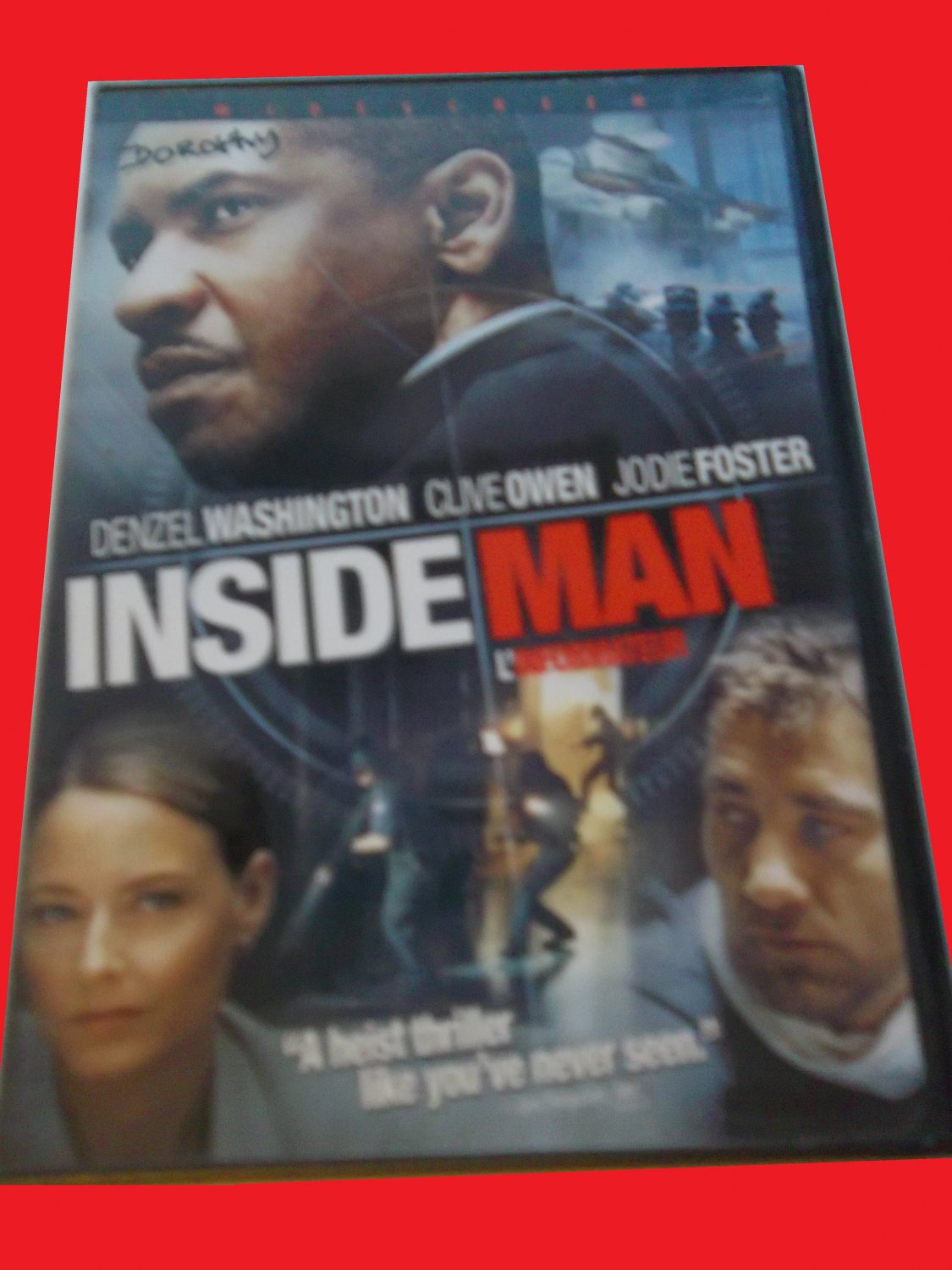 INSIDE MAN (FREE DVD) DENZEL WASHINGTON (SUSPENSE/THRILLER/ACTION ...