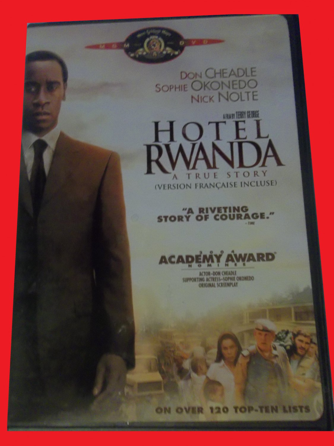 HOTEL RWANDA (FREE DVD & FAST SHIPPING) DON CHEADLE (TRUE STORY/DRAMA ...
