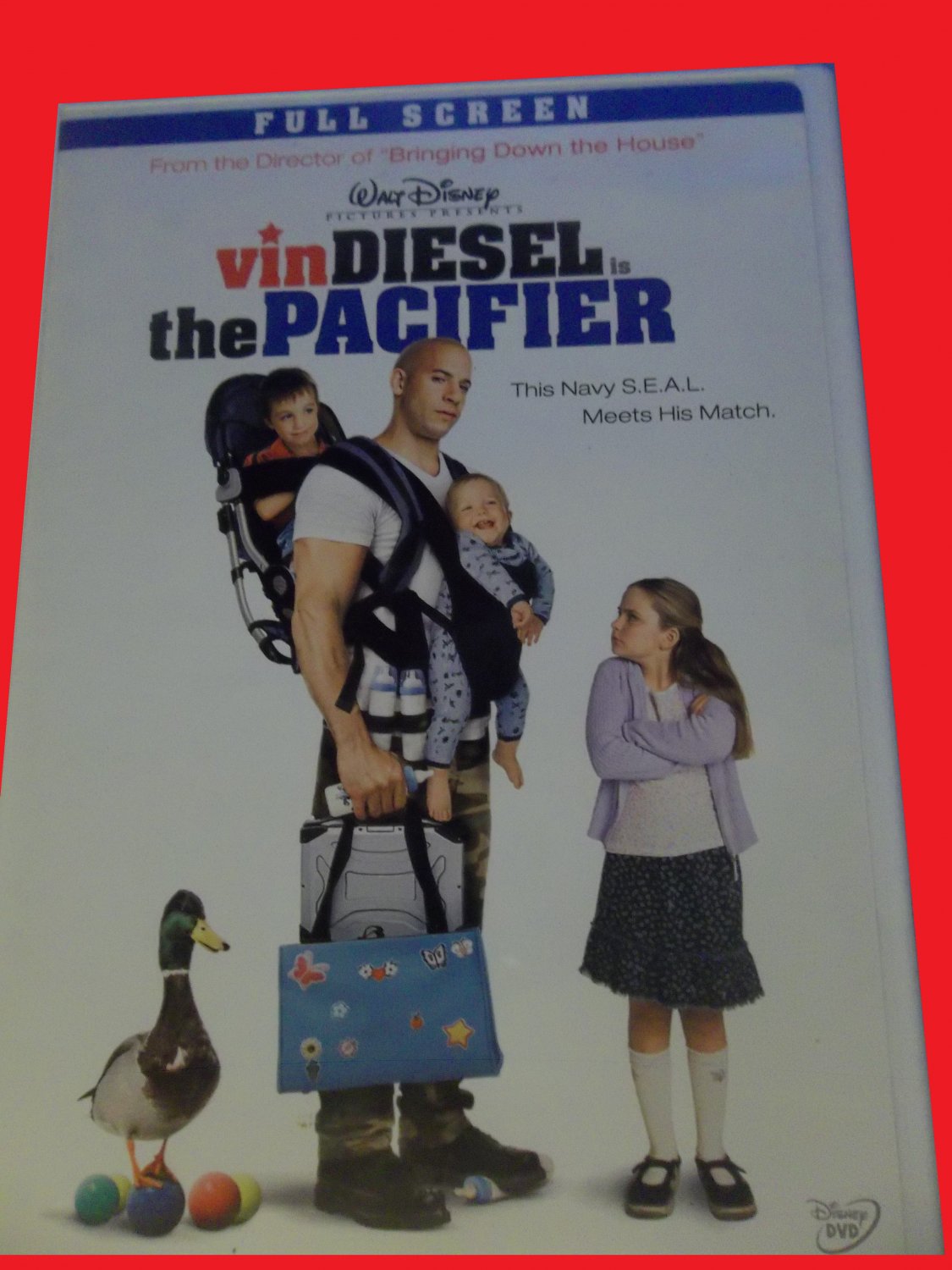 THE PACIFIER (FREE DVD & FAST SHIPPING) VIN DIESEL (FAMILY/COMEDY ...