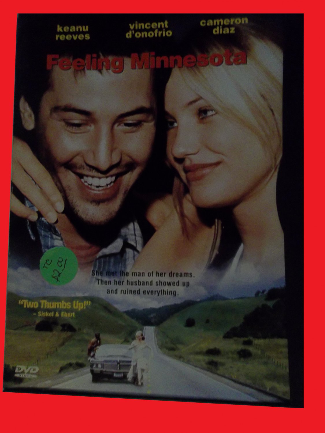 FEELING MINNESOTA (FREE DVD & FAST SHIPPING) KEANU REEVES (ROMANTIC ...