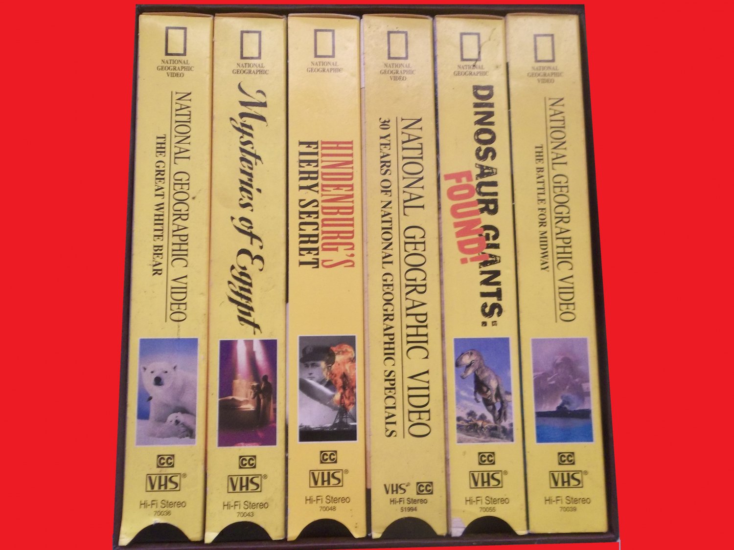 NATIONAL GEOGRAPHIC VIDEO SET (6 BOX SET TAPES) (VHS, FAST SHIPPING ...