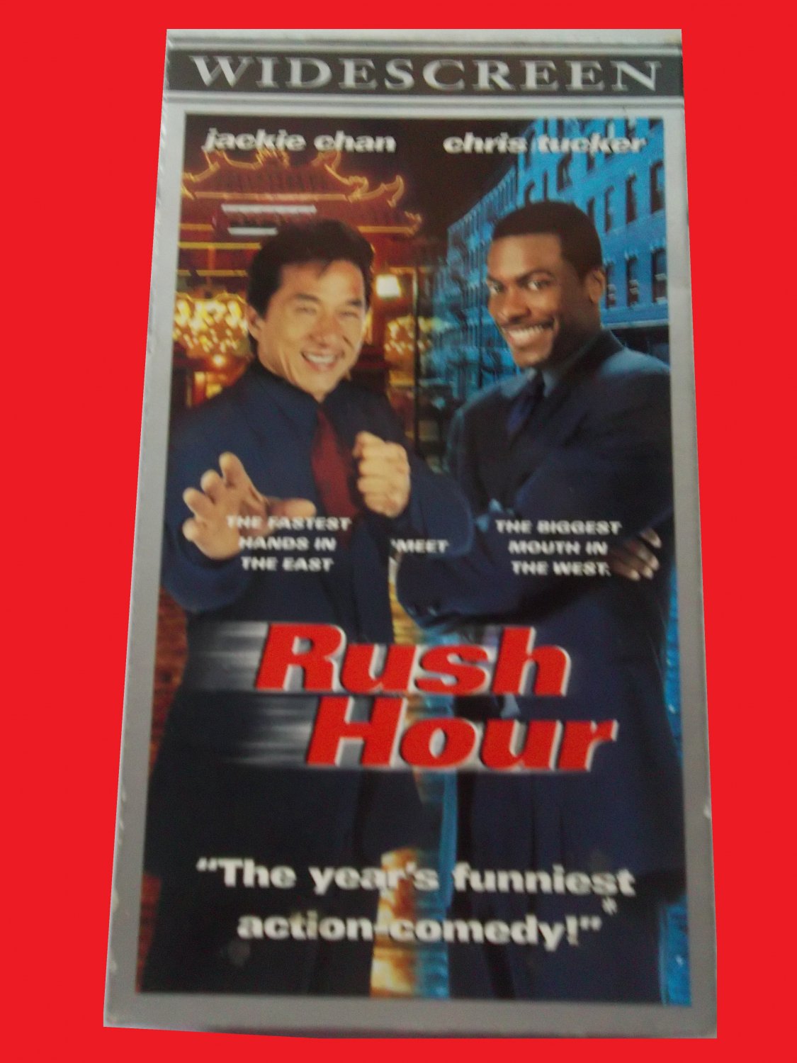 RUSH HOUR (VHS, FAST SHIPPING!) JACKIE CHAN, CHRIS TUCKER (ACTION ...