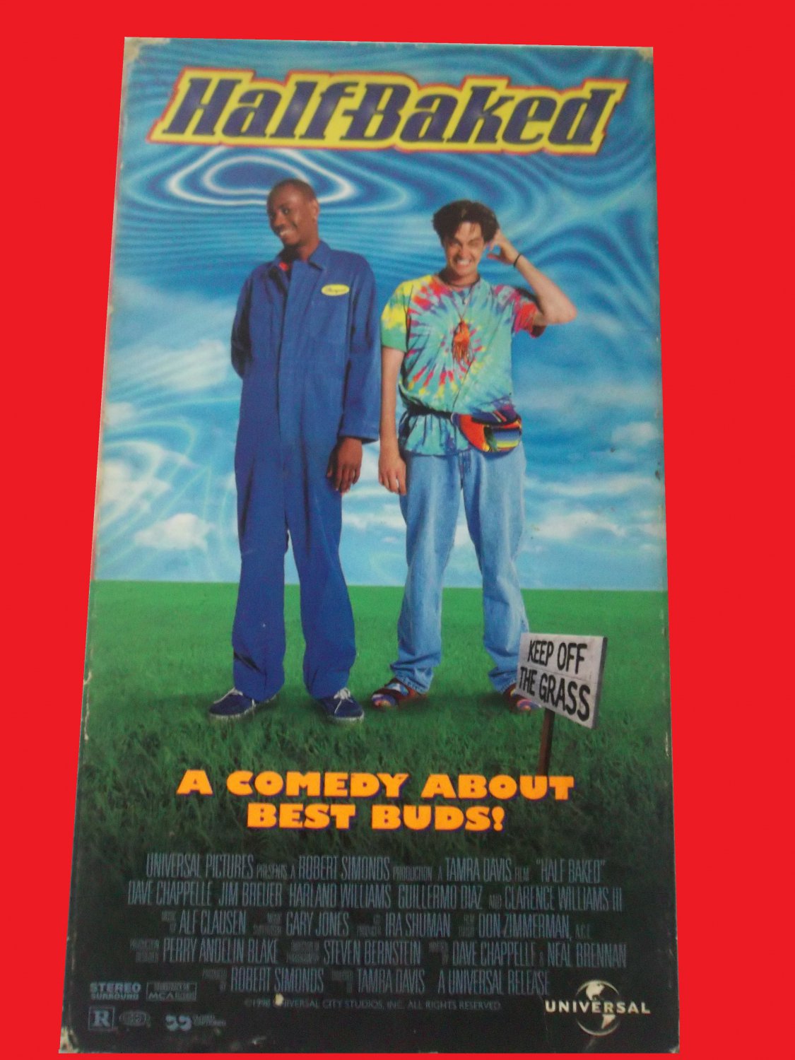 HALF BAKED (VHS, FAST SHIPPING!) DAVE CHAPPELLE (COMEDY), PLUS FREE GIFT