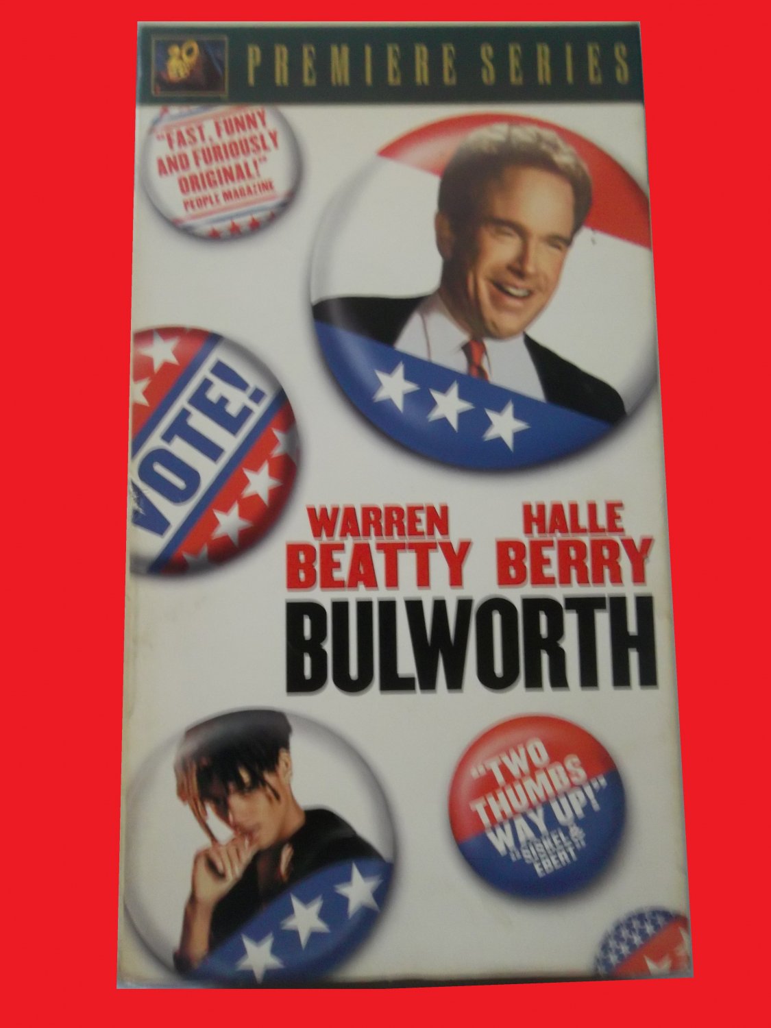 BULWORTH (VHS, FAST SHIPPING!) WARREN BEATTY (COMEDY/THRILLER), PLUS ...