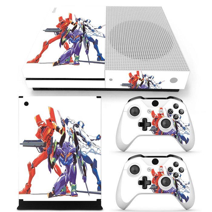 Evangelion Anime Xbox one S Skin for Xbox one S Console and Controllers