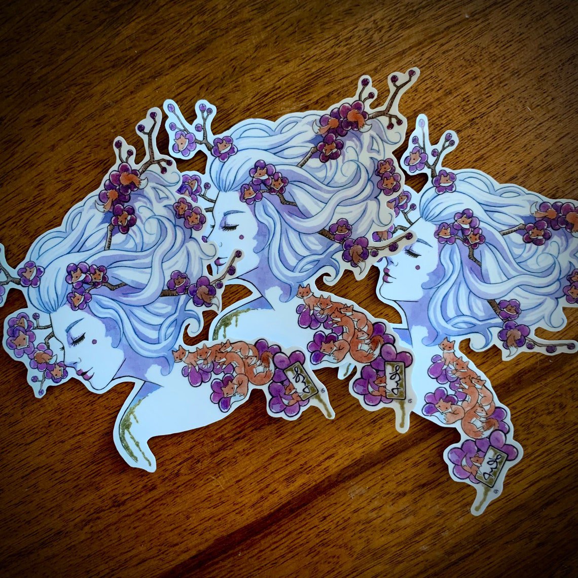 “KITSUNE BLOOM” VINYL STICKER