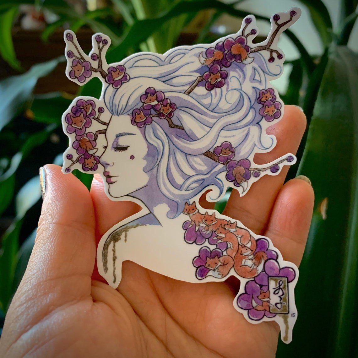 “KITSUNE BLOOM” VINYL STICKER