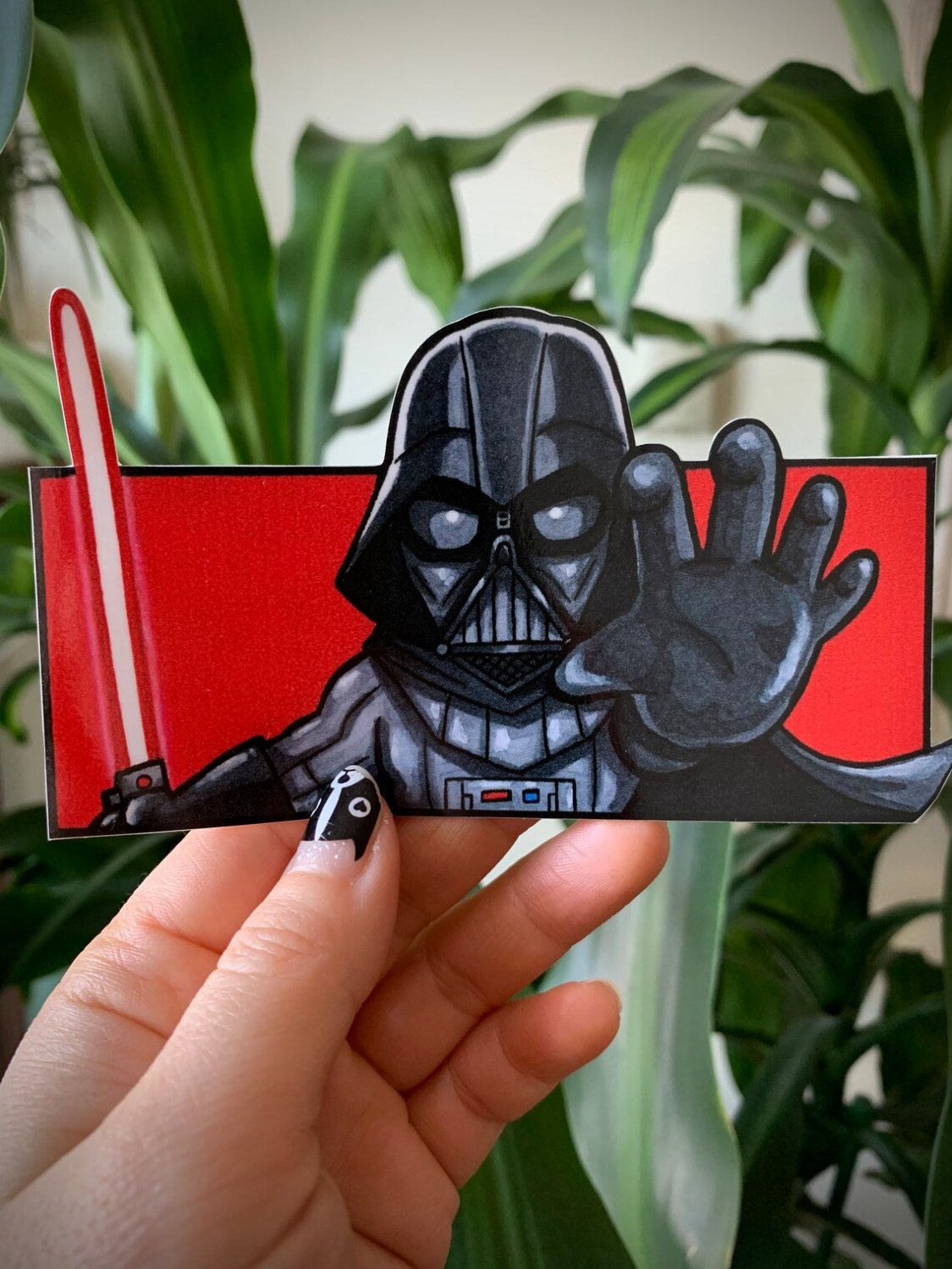 "DARTH VADER” SLAP VINYL STICKER