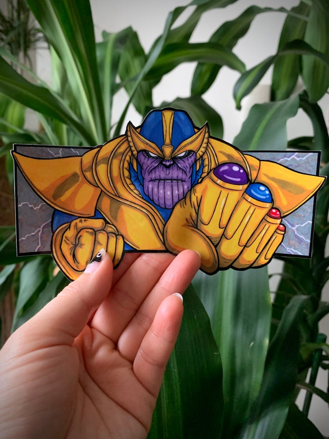"THANOS” VINYL STICKER