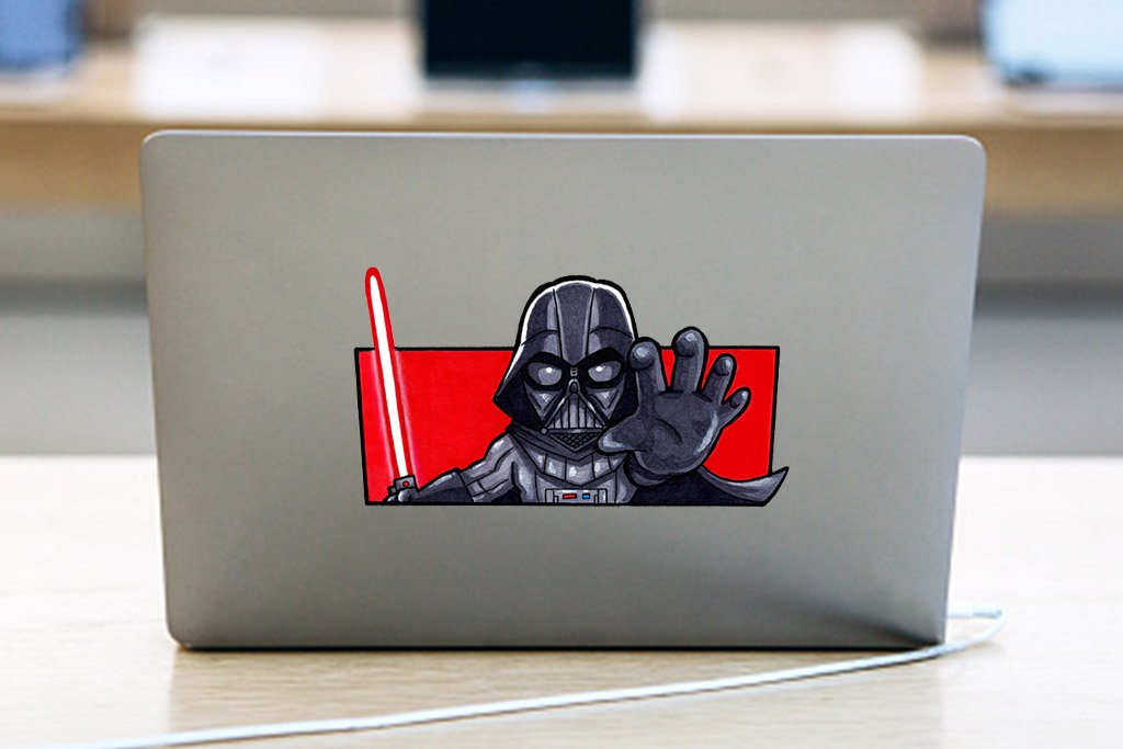 "DARTH VADER” SLAP VINYL STICKER