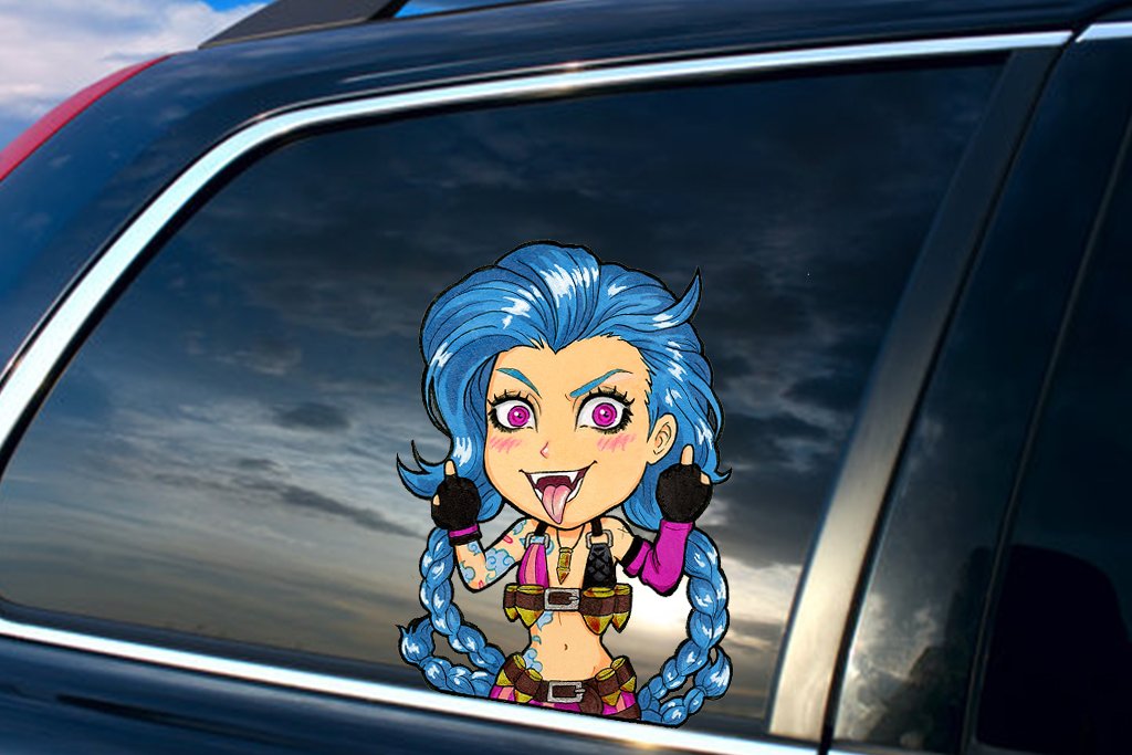 "JINX” VINYL STICKER