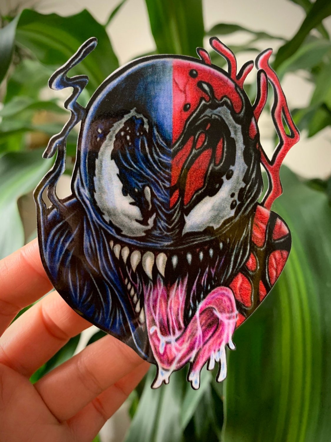 "VENOM VS CARNAGE” VINYL STICKER