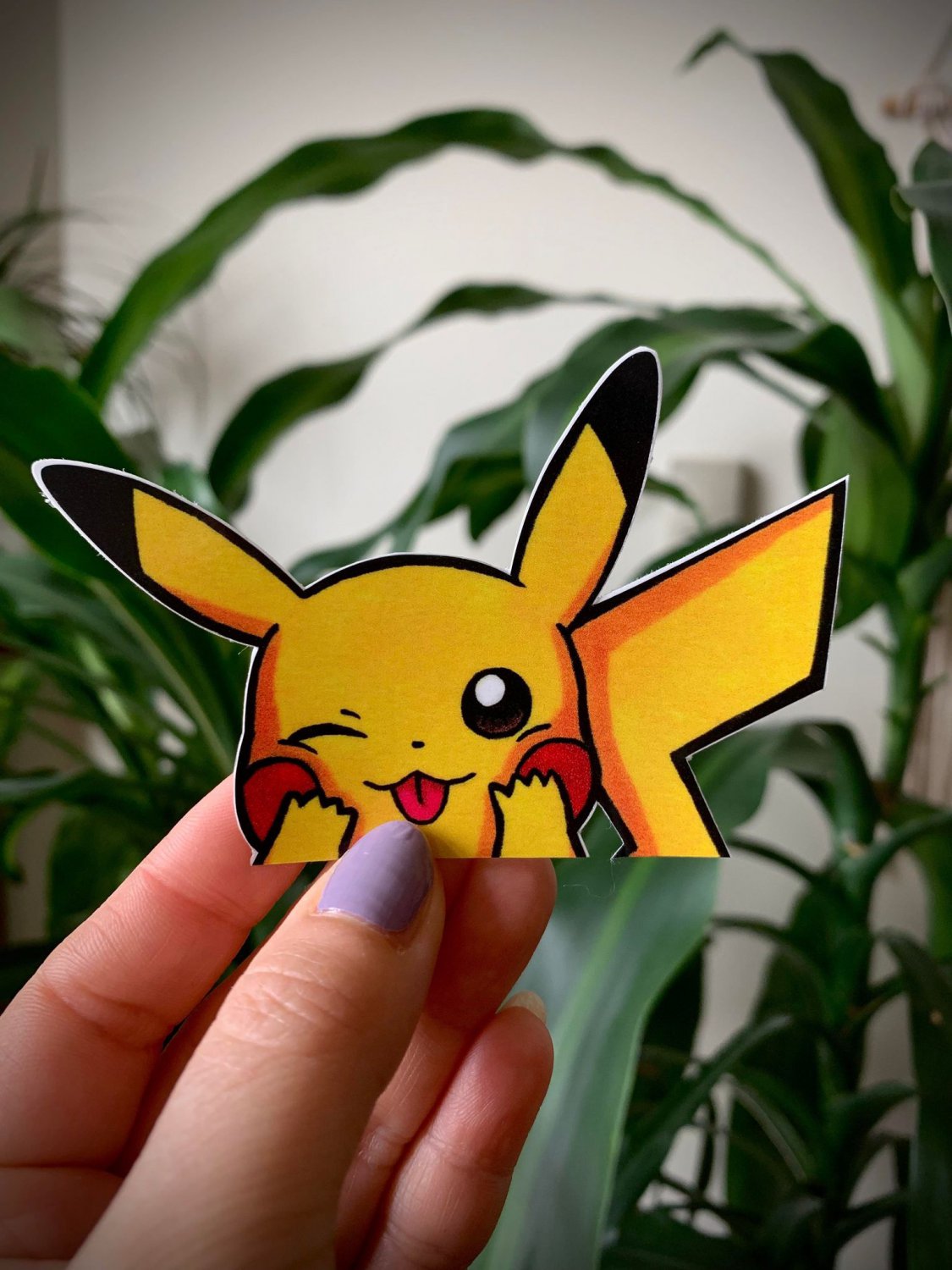 "PIKACHU” VINYL PEEKER STICKER