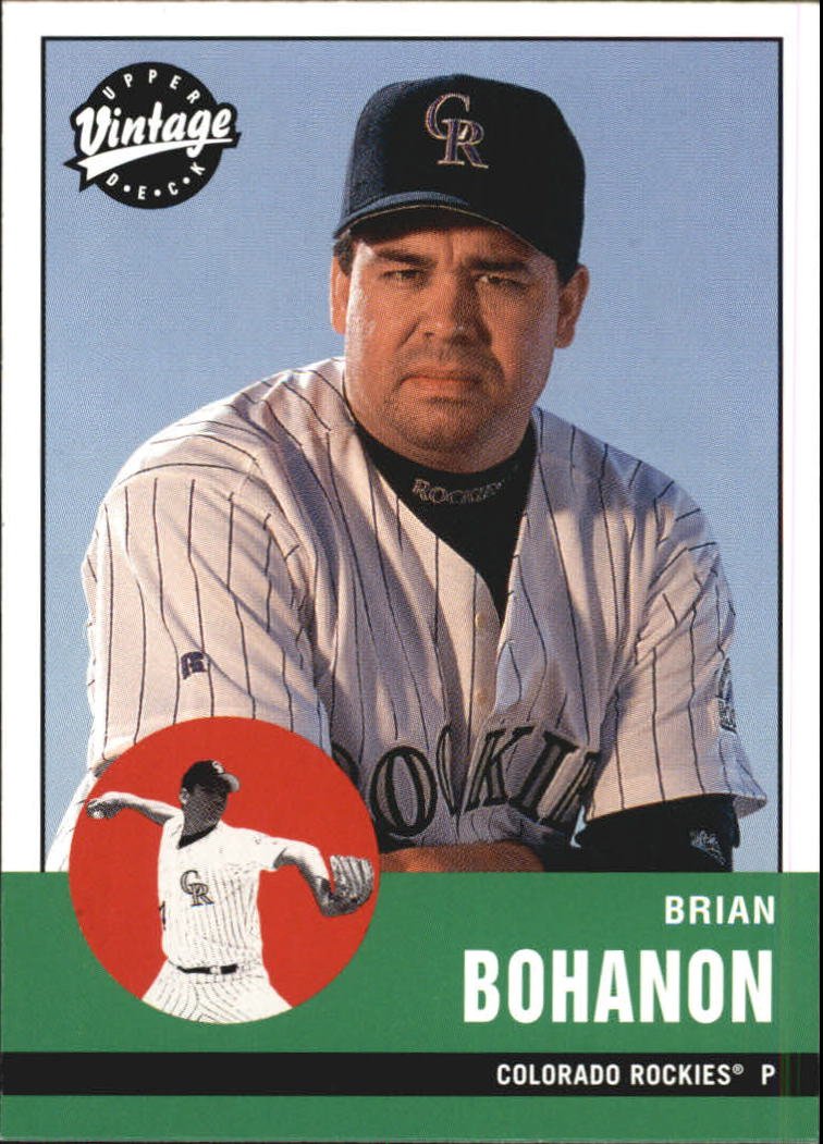 2001 Upper Deck Vintage 335 Brian Bohanon