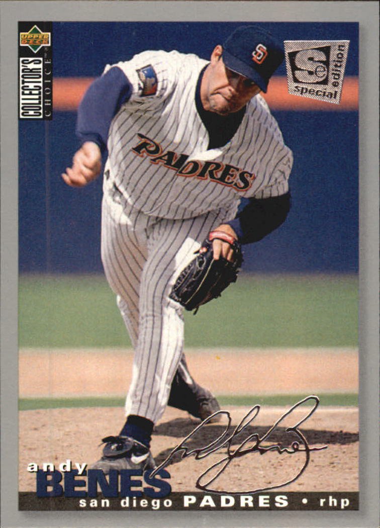 1995 Collector Choice SE Silver Signature 162 Andy Benes