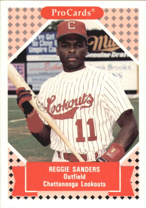 1991 Tomorrow's Heroes 214 Reggie Sanders