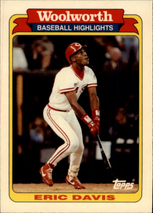 1991 Woolworth's Topps 25 Eric Davis