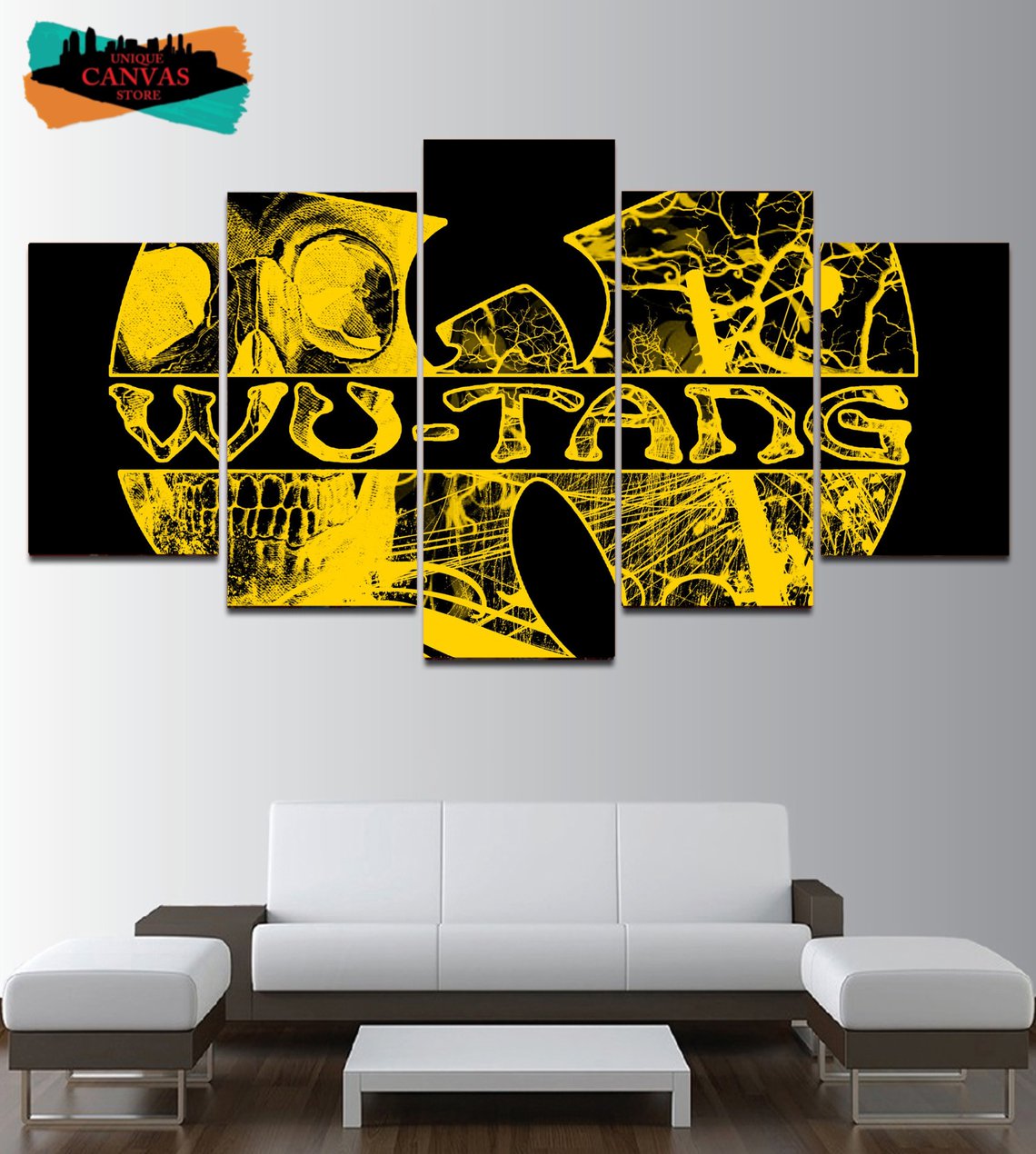 Wu Tang Wall Art Decor Oil Painting Canvas Framed Wu-Tang Clan Poster ...