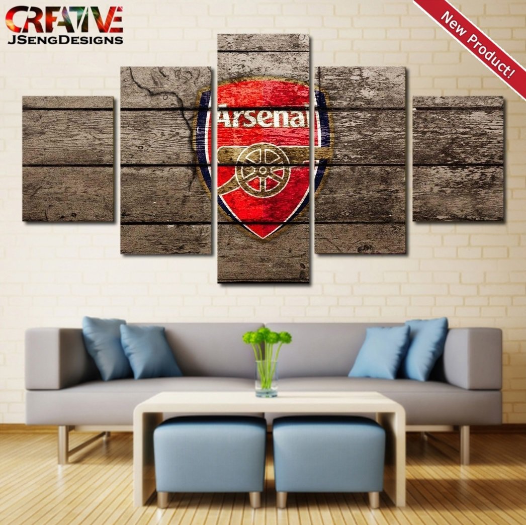 Arsenal F.C. Wall Art Painting On Canvas Poster Home Decor Print HD.