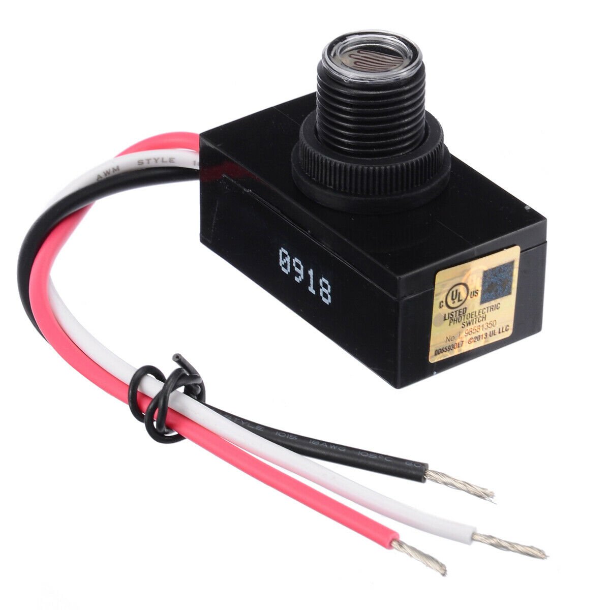 120V Raintight JL-103A Flush Mount Dusk Dawn Button Photo Control Eye ...