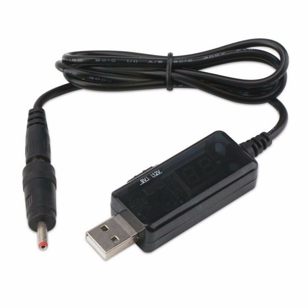USB Booster Cable 5V Step Up to 9V 12V Voltage Converter 1A Step-up ...
