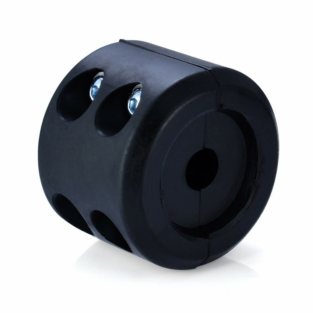Black Universal Rubber Winch Cable Hook Stopper Line Saver For ATV UTV ...
