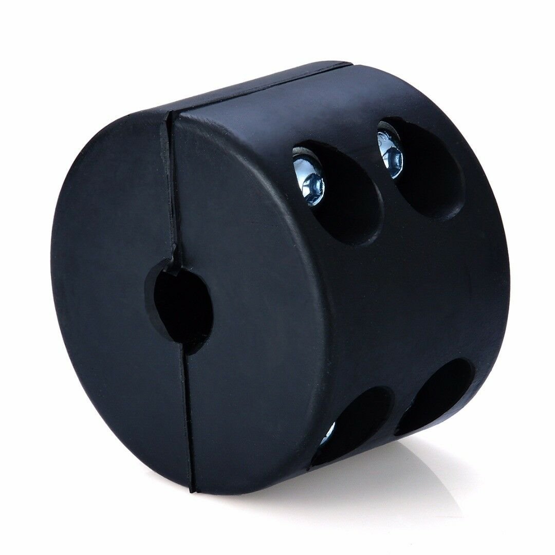 Black Universal Rubber Winch Cable Hook Stopper Line Saver For ATV UTV ...