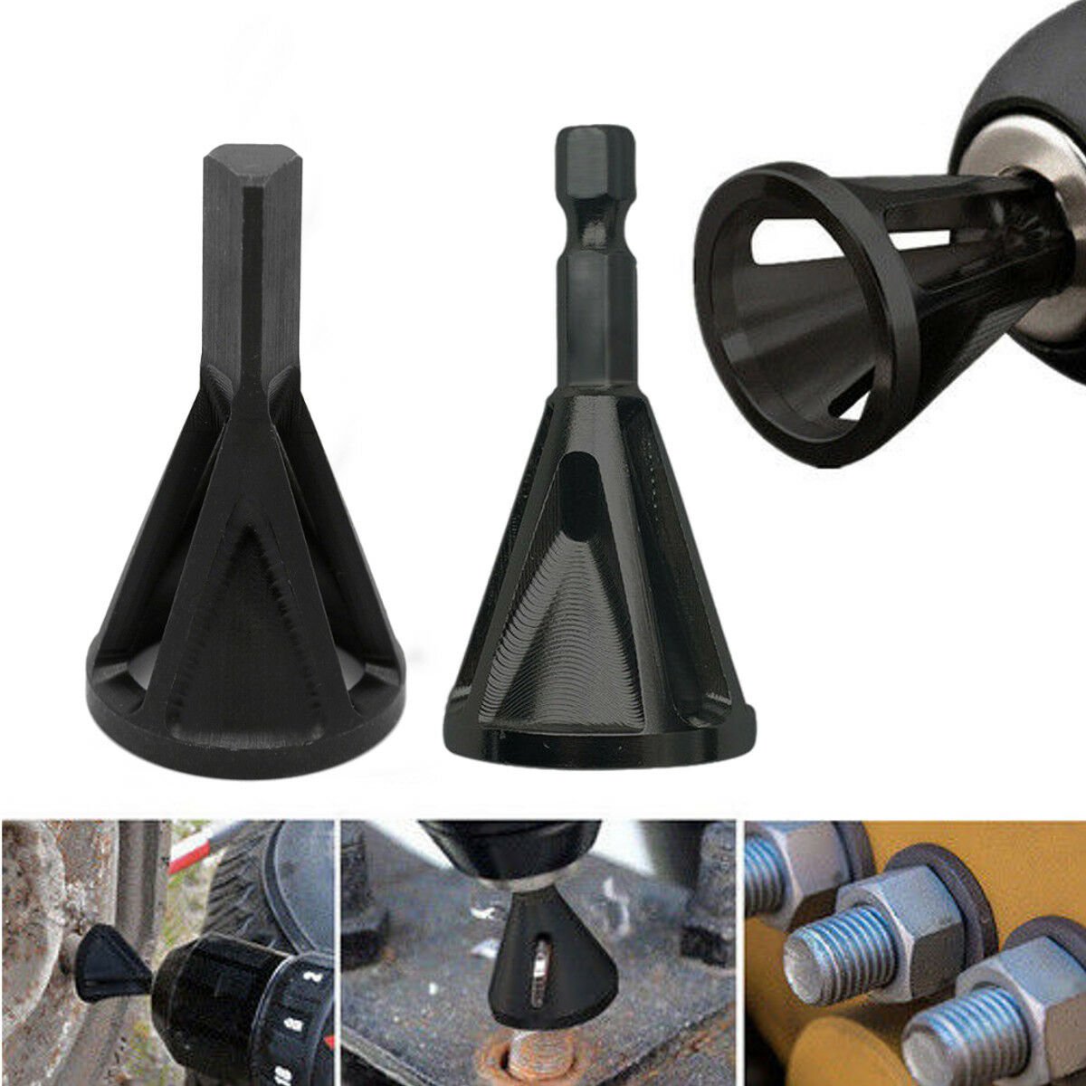 2pc Deburring External Chamfer Device Tool Stainless Steel Screw Angle ...