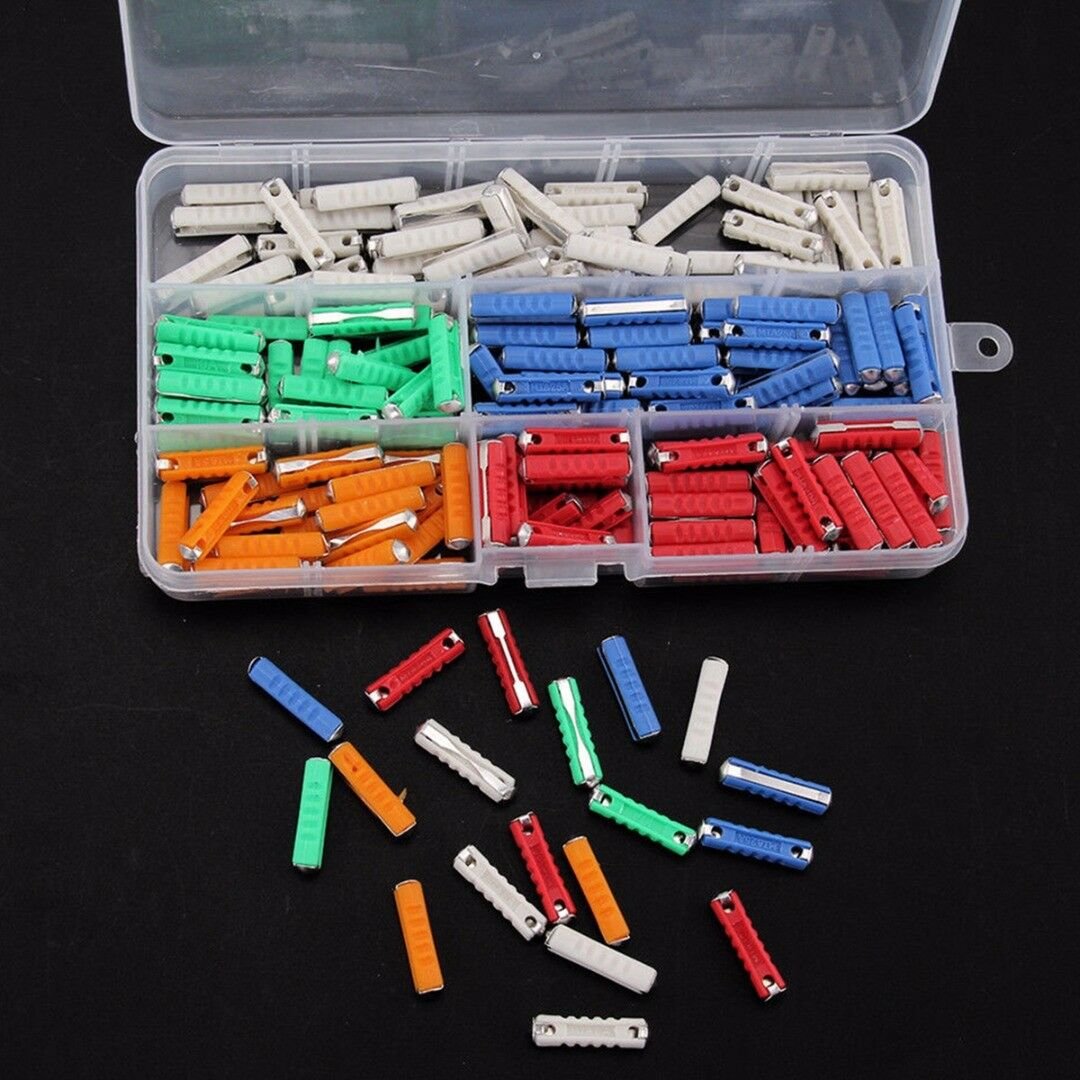 200pcs Set 5 Kinds Ceramic Fuse Torpedo Fuses Assortment Kit 5A 8A 16A ...