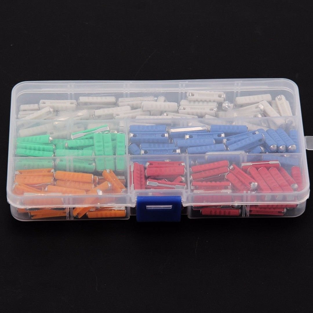 200pcs Set 5 Kinds Ceramic Fuse Torpedo Fuses Assortment Kit 5A 8A 16A ...