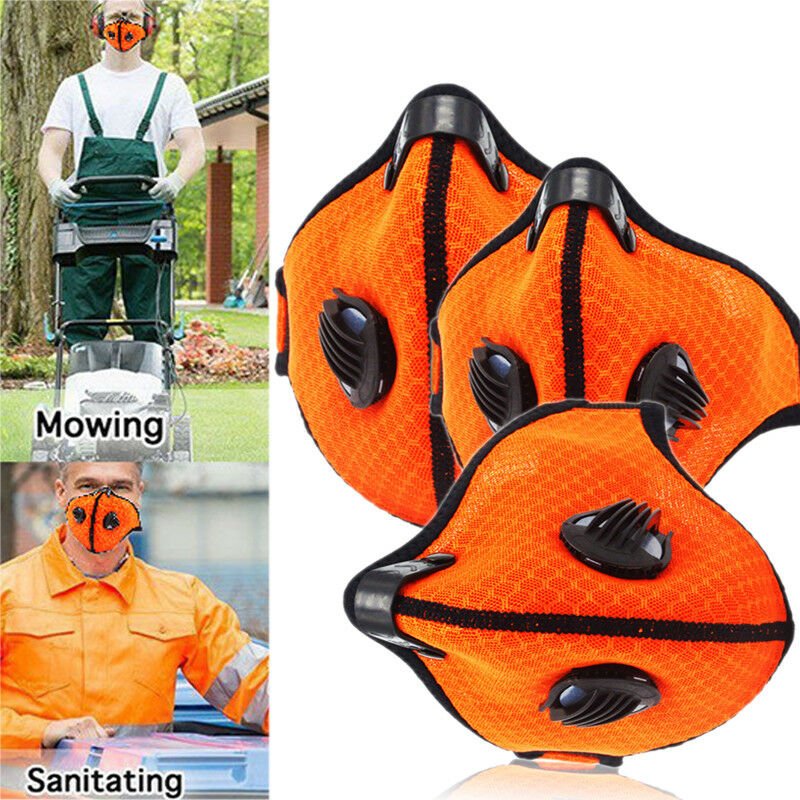 Respirator Mask Dust Proof Filtered Activated Carbon Filtration Half ...