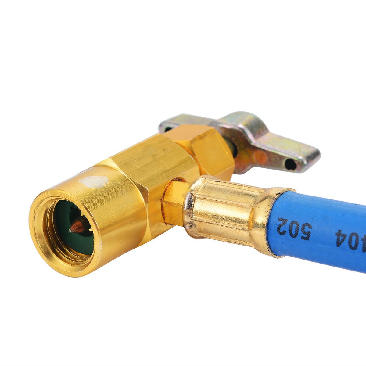 R134a AC HVAC ReCharge Measuring Refrigerant Hose Can Tap w/ Gauge ...