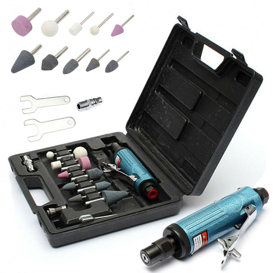 14pcs Rotary Tool Kit 1/4 inch Air Compressor Die Grinder Pneumatic ...