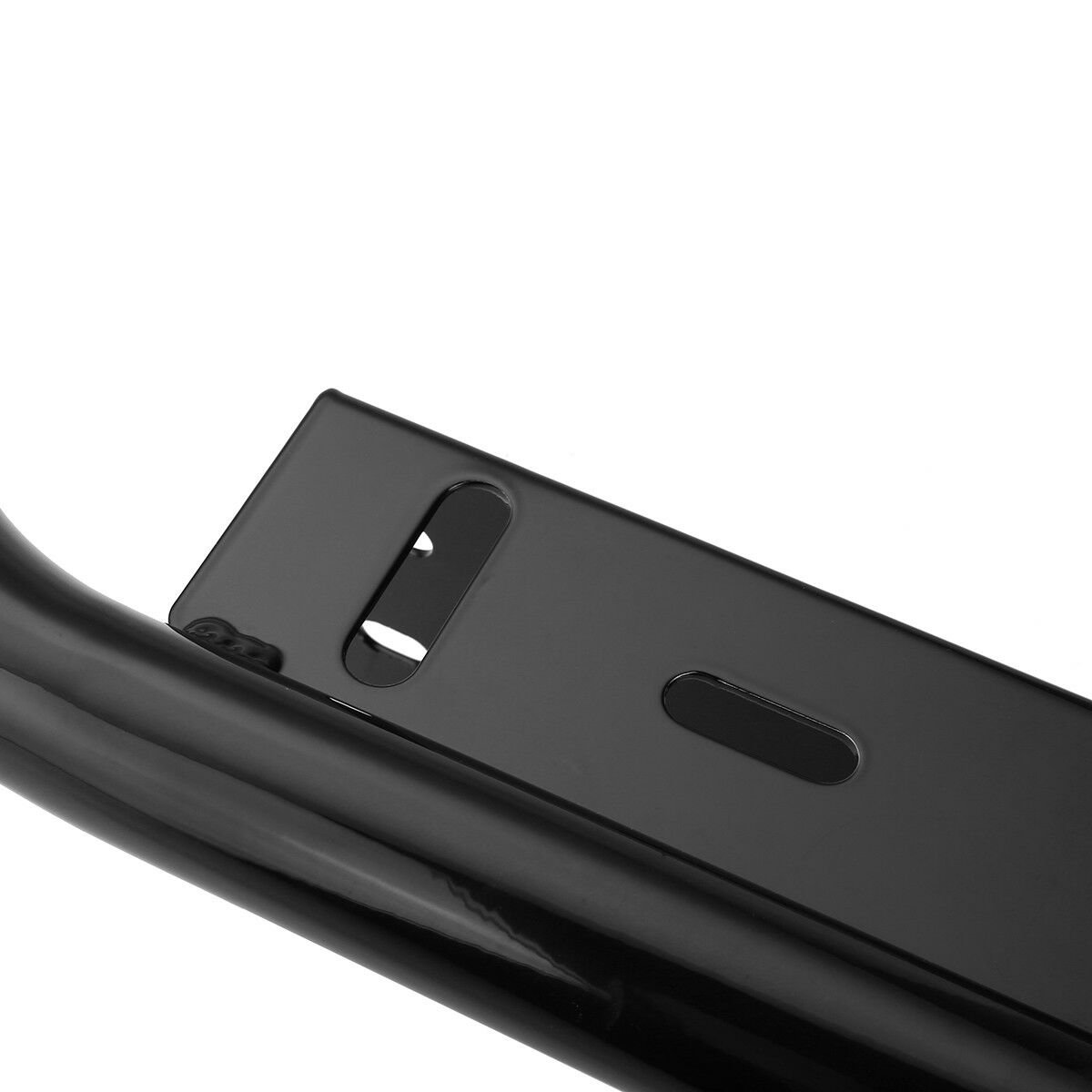 Black Bull Bar Front Bumper License Plate Bracket LED Light Holder for ...