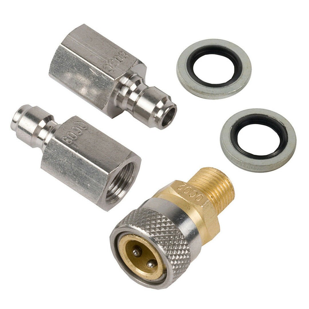 6pcs Set Quick Coupler Plugs Filling / Charging Adaptor Complete Kit ...