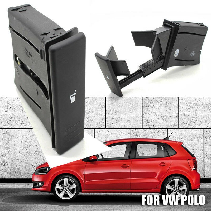 Black Center Console Water Drink Cup Holder 6Q0 858 602 G for VW Polo ...