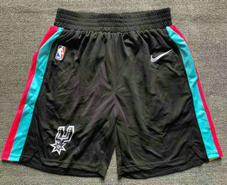 Men's San Antonio Spurs Black 2021 City Edition Swingman Stitched Shorts