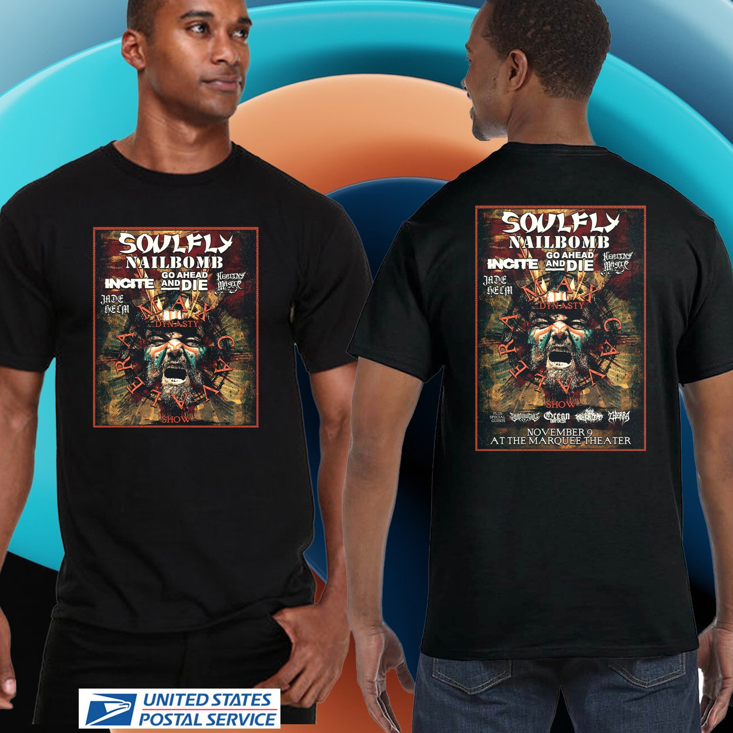 MAX CAVALERA DYNASTY SHOW TOUR 2024. MAX CAVALERA TOUR. UNISEX BLACK ...