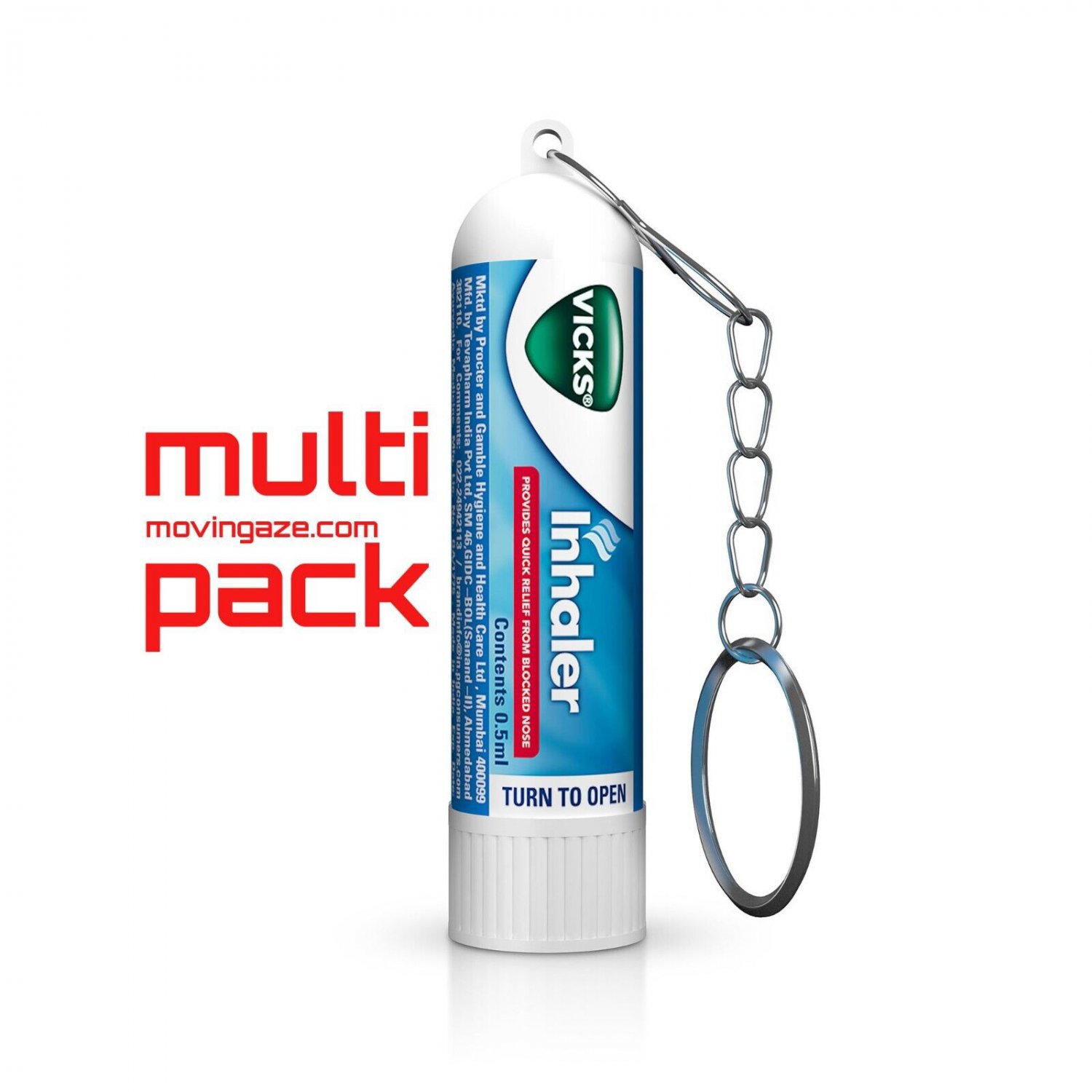 Vicks Inhaler Allergy Cold Nasal Blocked Nose Relief Congestion | Multi ...