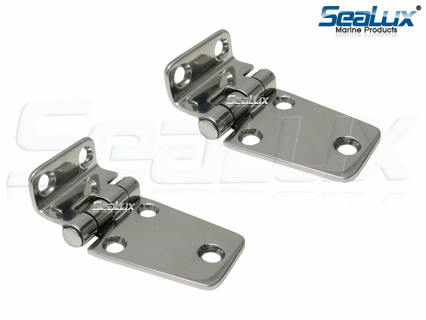 SeaLux Marine Stainless Steel Offset Short Side 2-5/8" x 1-1/2" Hinges ...