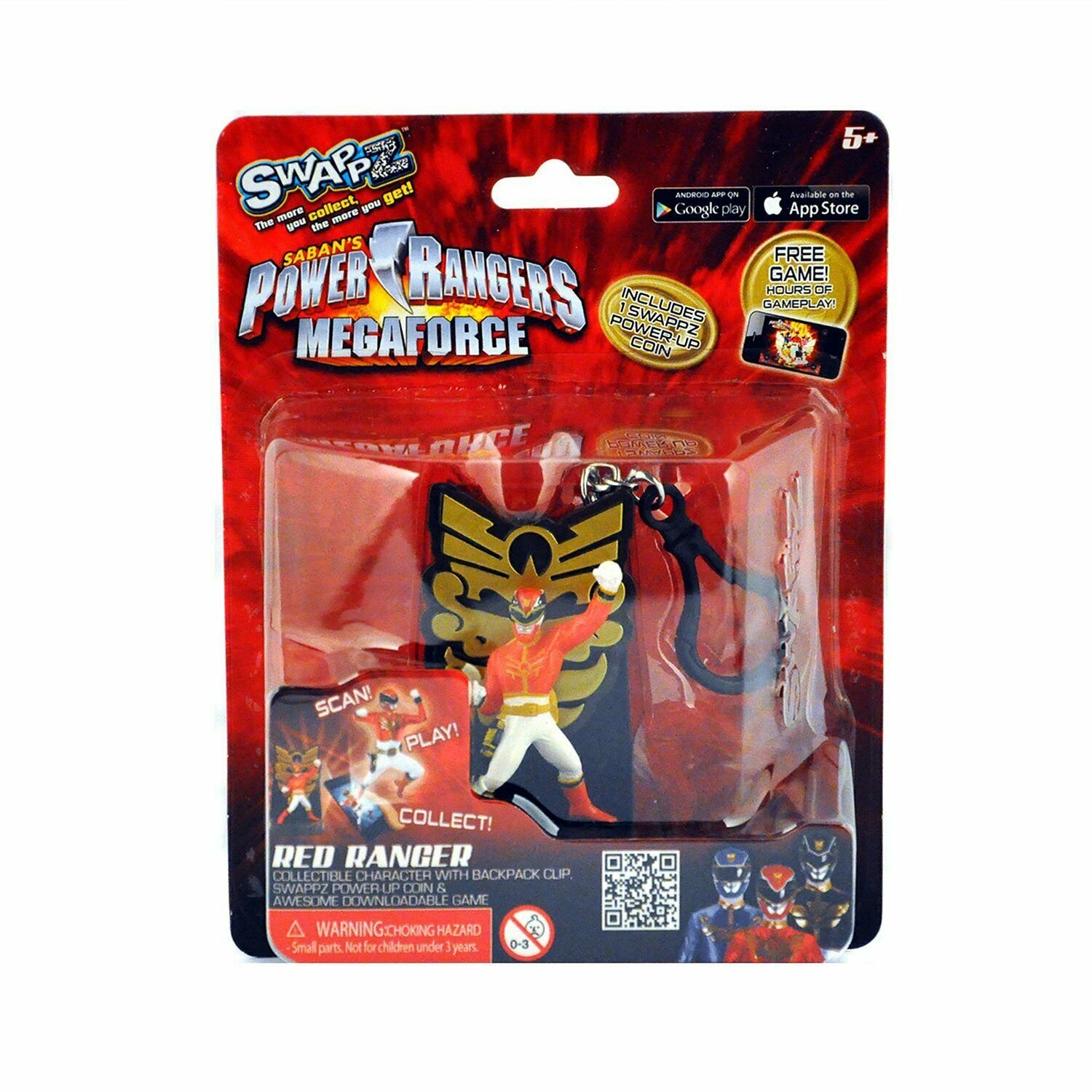 Swappz Power Rangers Mega Force Red Ranger