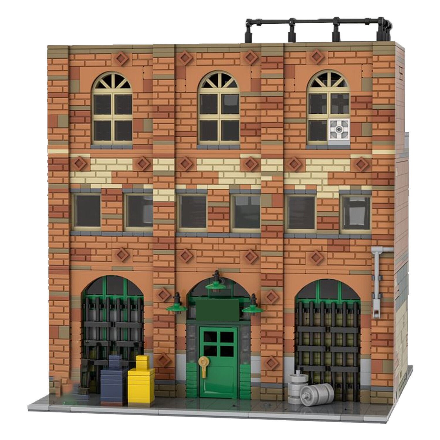 Modular Pub The Worst Bar with Interior Building Blocks Bricks Toys Set ...