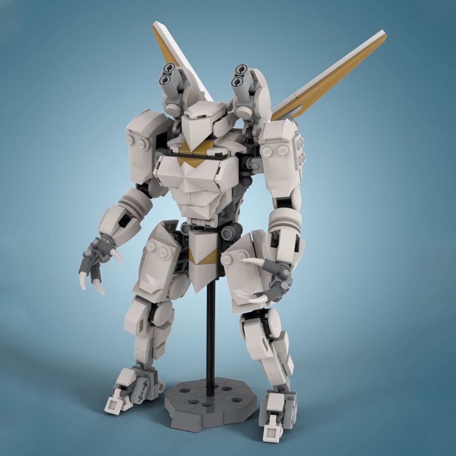 ENGEL 01 MK II Mecha Model Building Blocks Set Robot MOC Bricks ...