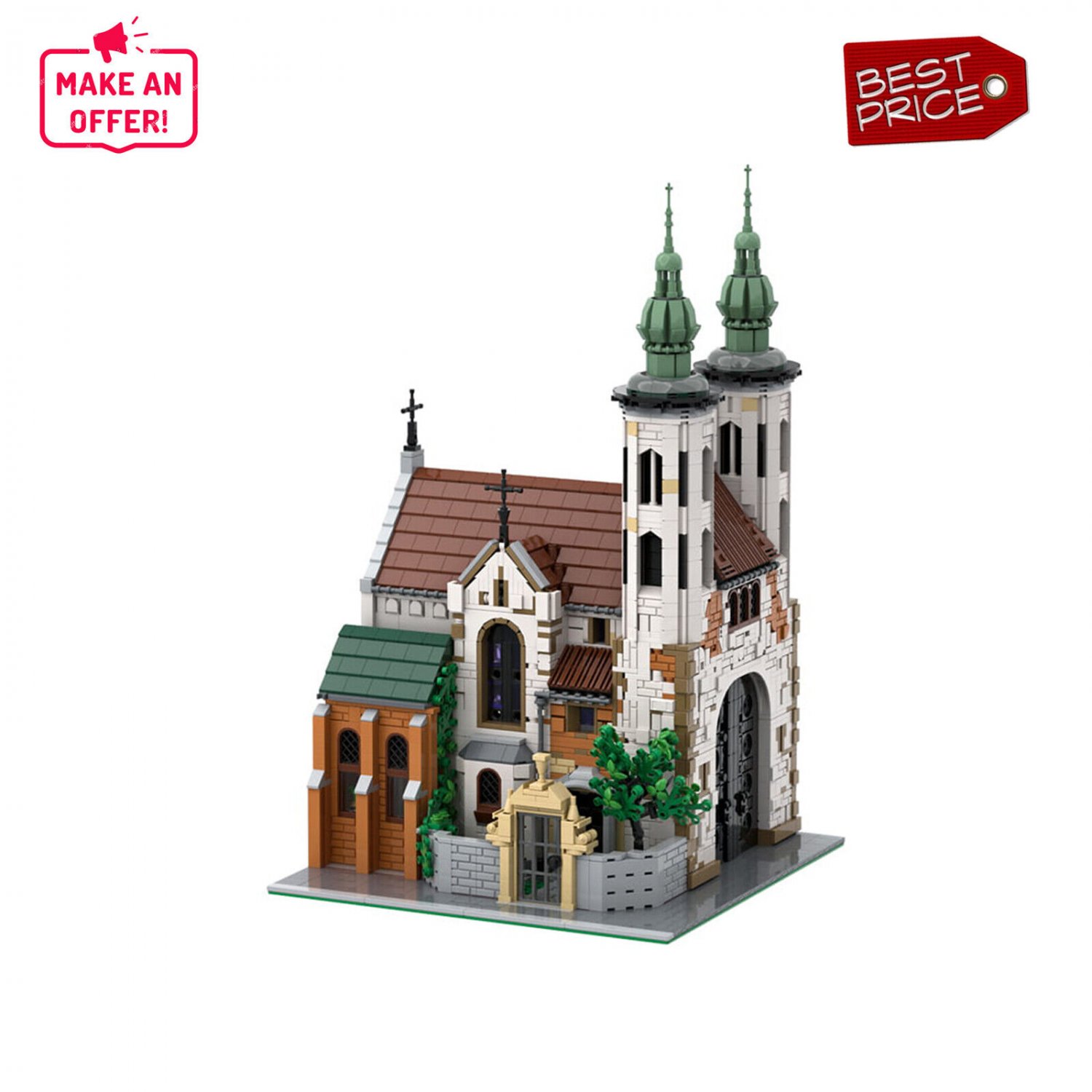 Medieval Andrew's Church Modular Building Blocks Set MOC Bricks ...