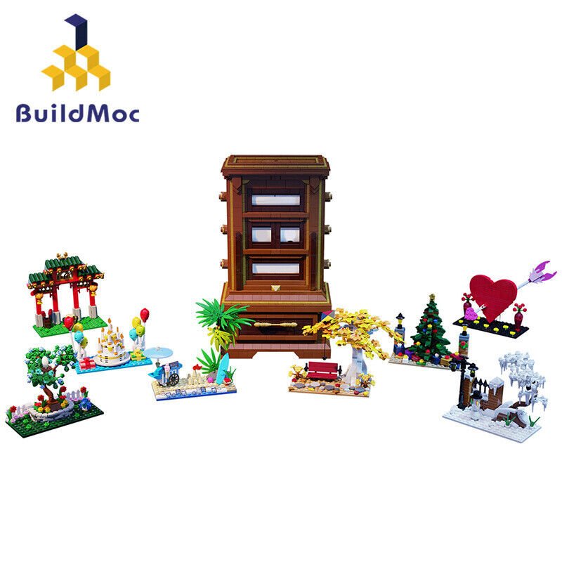 Seasons In Time Model Building Blocks Set Seasonal Calendar MOC Bricks ...
