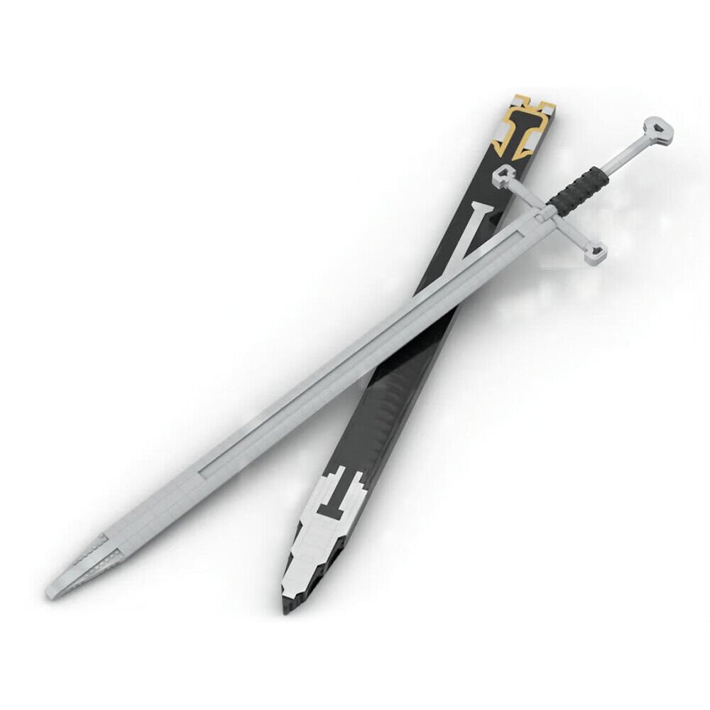 Medieval Sword w/ Scabbard Building Blocks Set Matter of Britain MOC ...