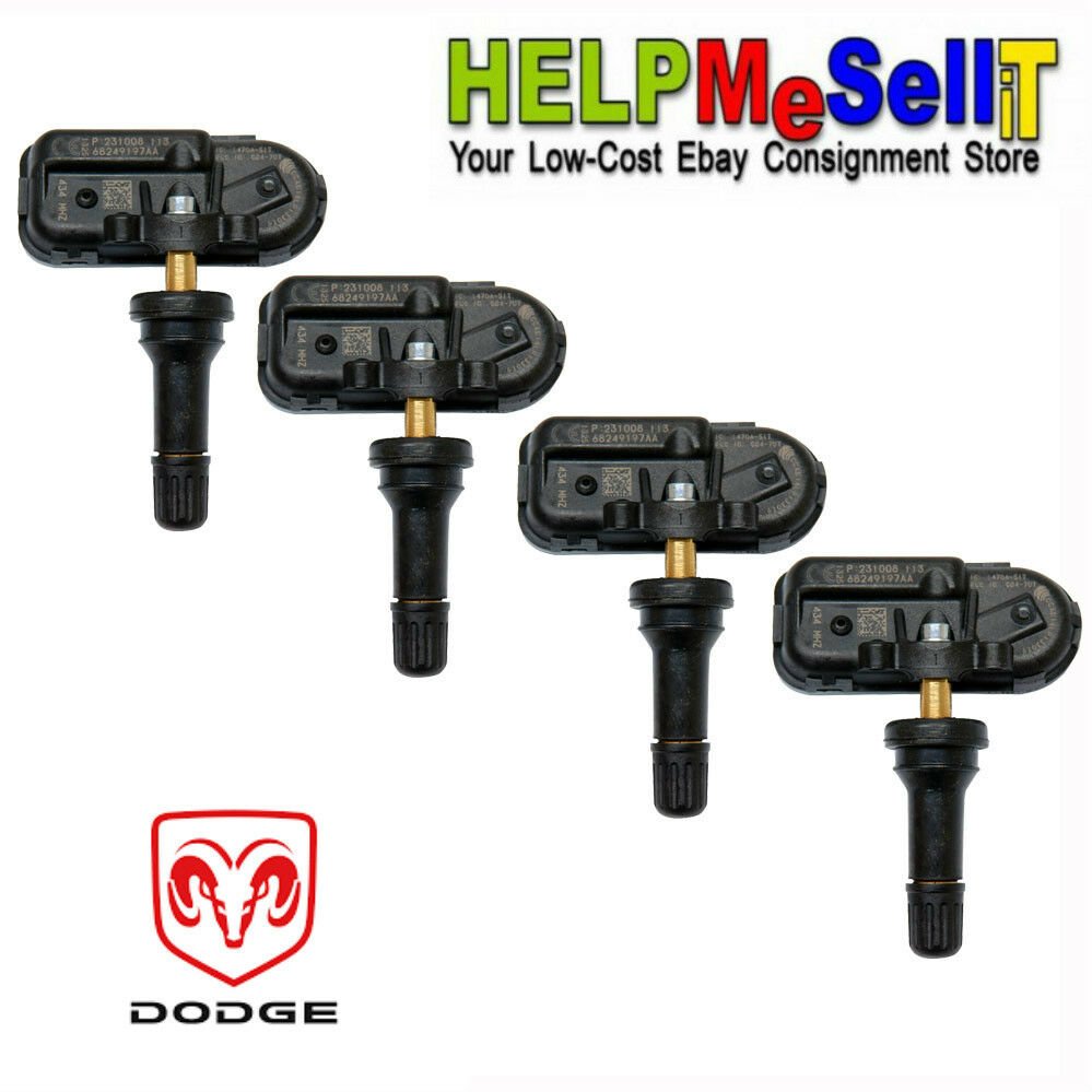 SET OF 4 14-17 DODGE RAM 1500 2500 3500 OEM MOPAR TPMS TIRE PRESSURE ...