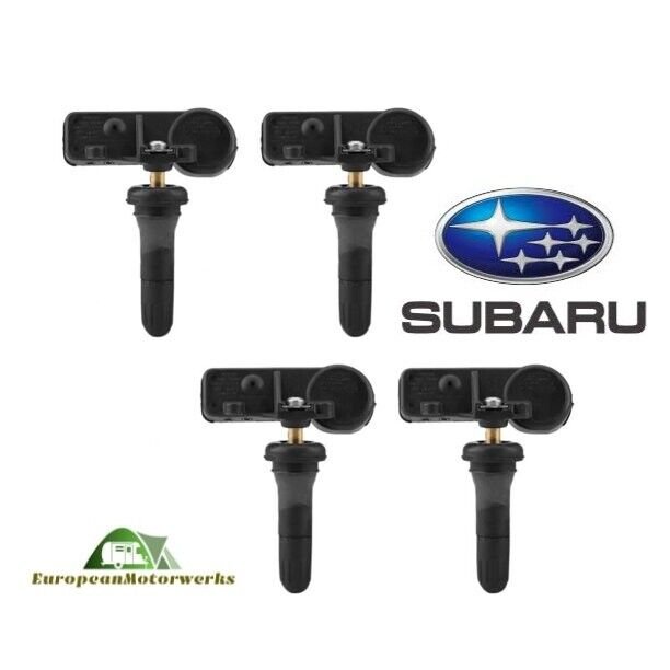 COMPLETE SET OF 4 GENUINE OEM 09-18 SUBARU LEGACY WRX TPMS TIRE ...