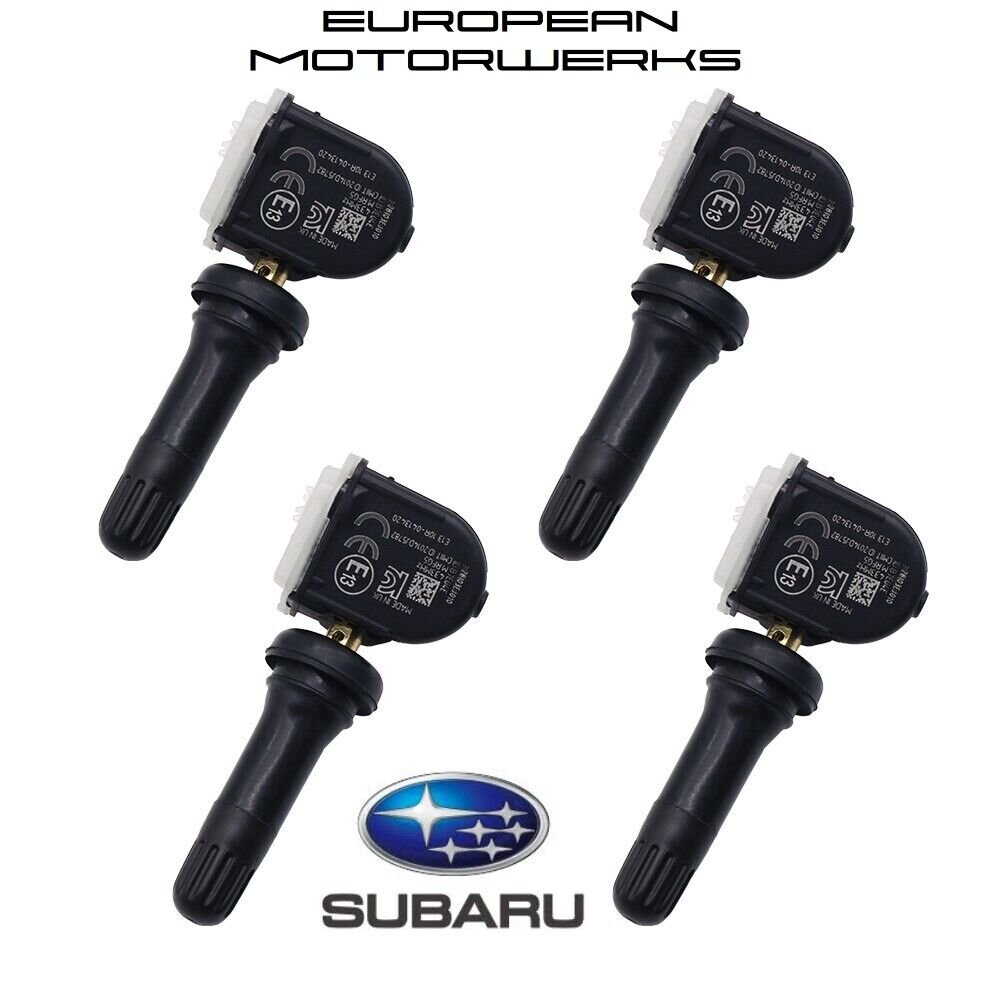 COMPLETE SET OF 4 GENUINE OEM 18-19 SUBARU FORESTER TPMS TIRE PRESSURE ...
